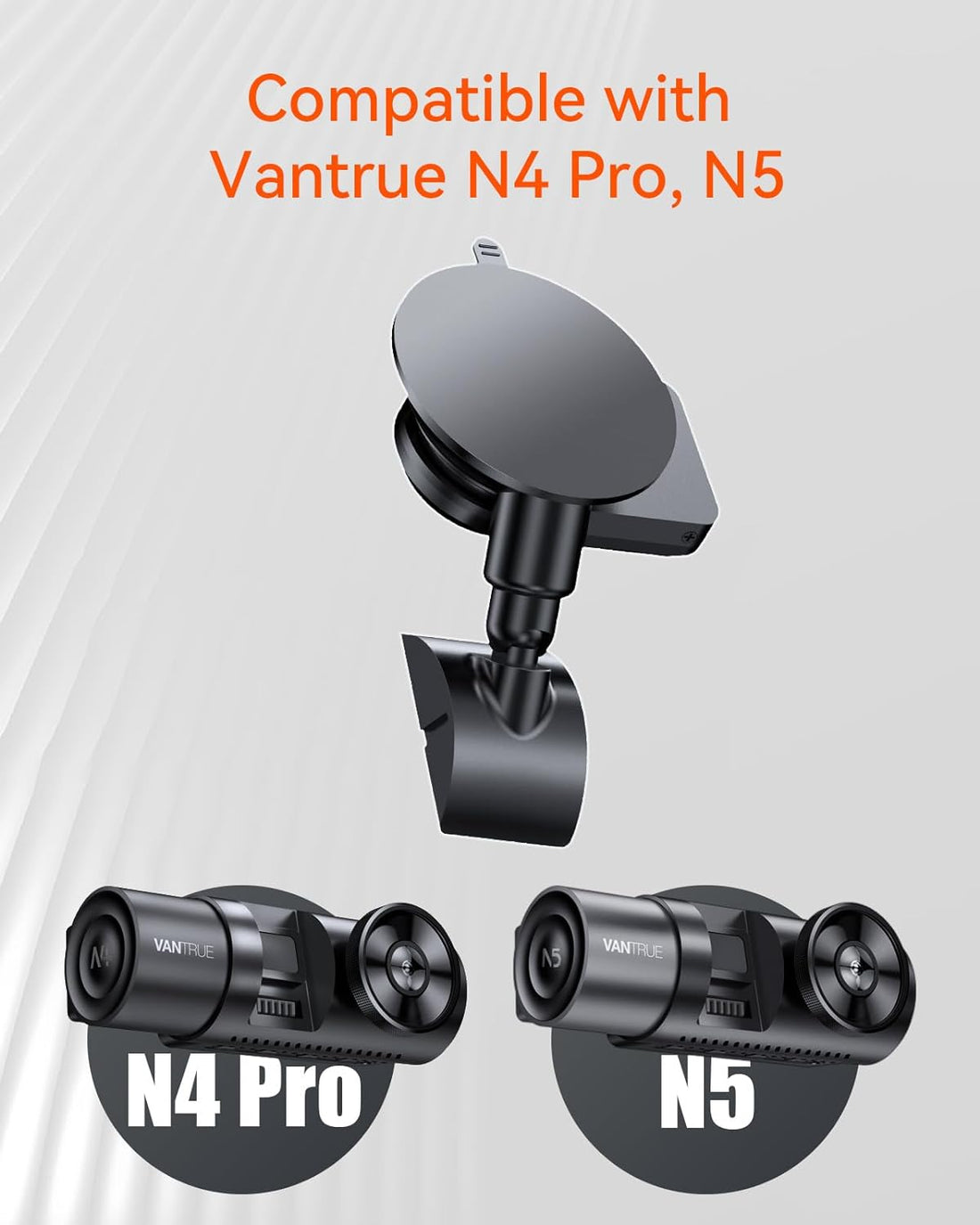 VANTRUE N5 N4 Pro Dash Cam GPS Receiver Suction Cup Mount